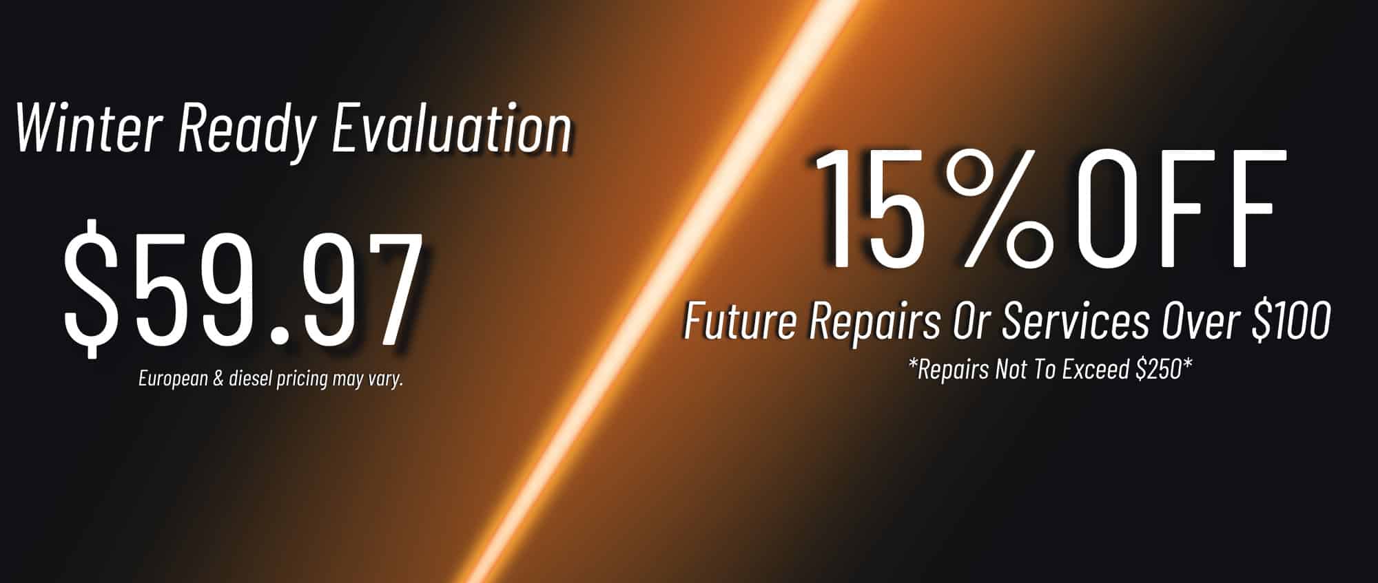 Special Offer-Winter Ready Evaluation - Aspen Auto Clinic